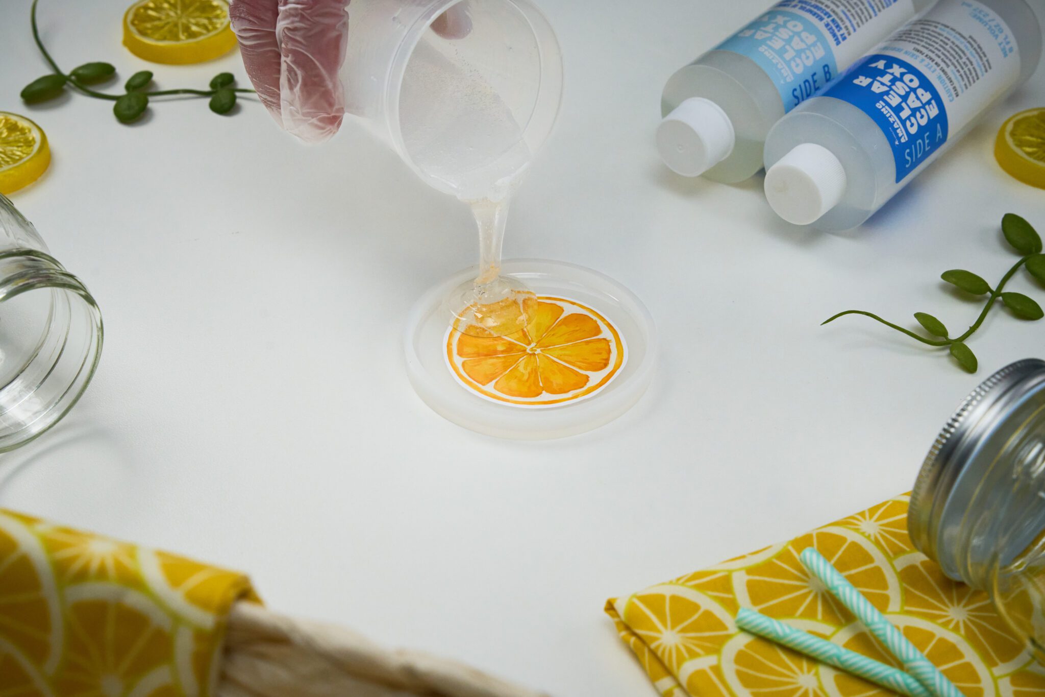 How to Make an Epoxy Lemonade Tray and Coasters - Resin Obsession