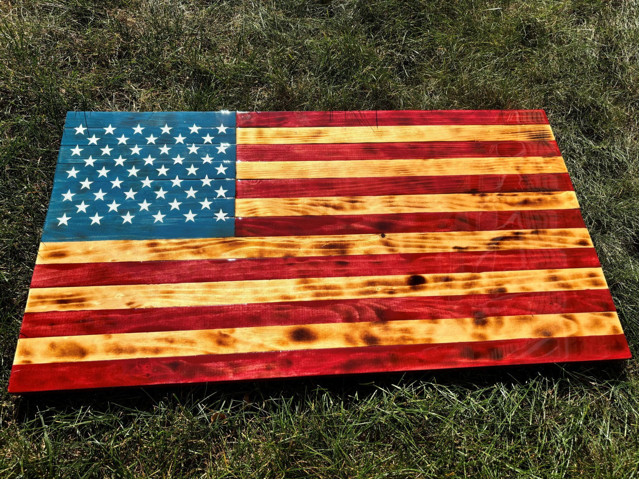 Seal Your Wooden Flag with Epoxy – DIY Patriot Style! 🏴💪 - Resin Obsession